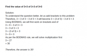 How to Solve BODMAS Questions: Tips, Sample, Worksheets