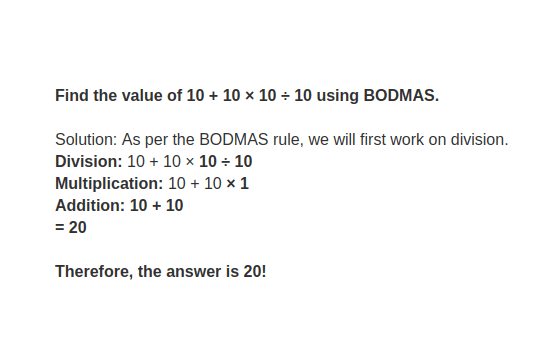 How to Solve BODMAS Questions: Tips, Sample, Worksheets