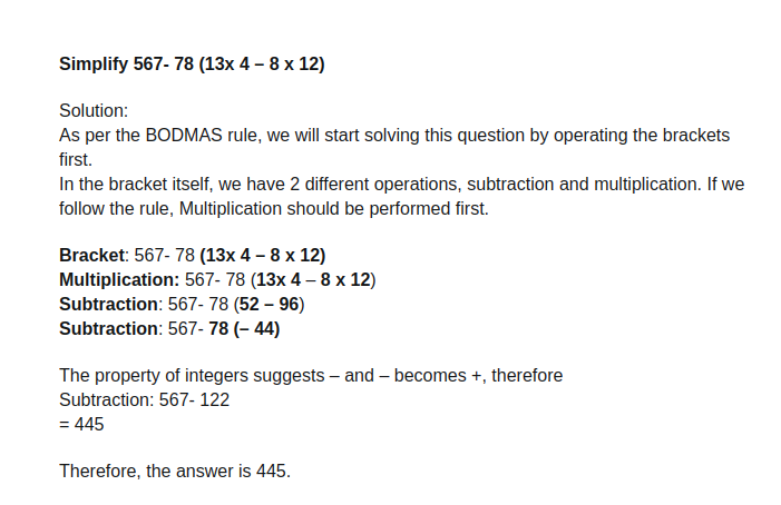 How to Solve BODMAS Questions: Tips, Sample, Worksheets