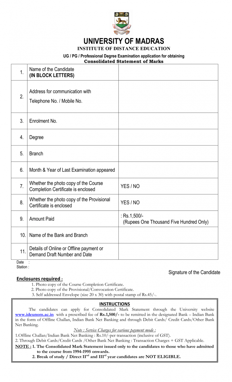 Consolidated Marksheet, Meaning, Format, Application | Leverage Edu