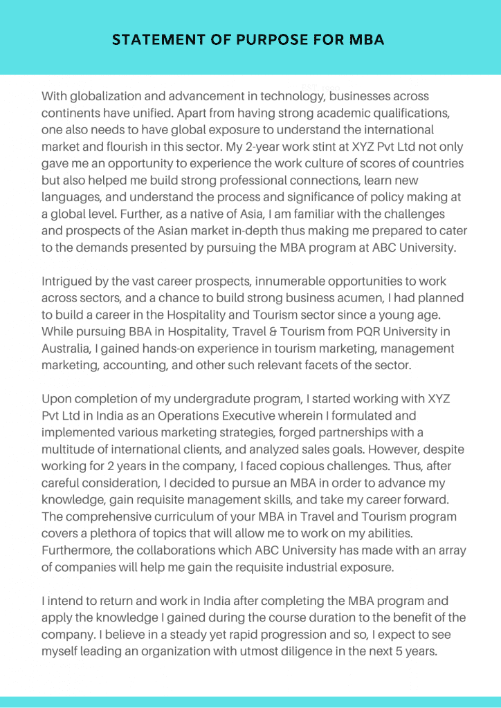 Statement of Purpose SOP for UK Student Visa, Samples & Format ...