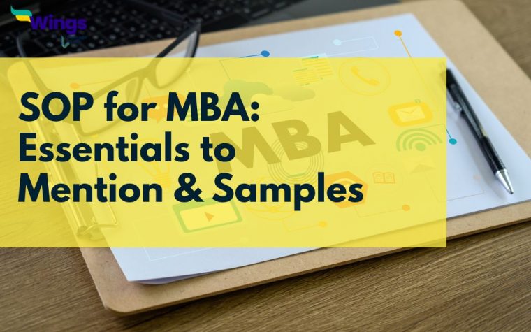 SOP for MBA: Essentials to Mention & Sample SOPs | Leverage Edu