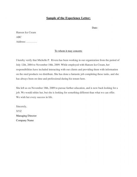 What is Experience Letter Format: Examples, Tips & Templates