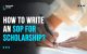 SOP for Scholarship: Sample PDF, Examples, Tips & Tricks | Leverage Edu