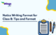 Notice Writing for Class 8: Tips and Format: Format, Examples ...
