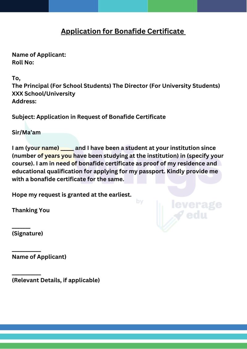 What is a Bonafide Certificate: Uses, Format, and Application Download ...