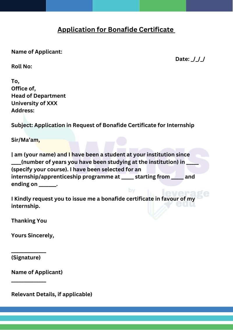What is a Bonafide Certificate: Uses, Format, and Application Download ...