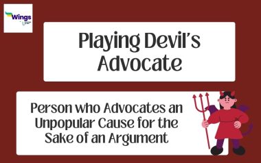 What Does Playing Devil's Advocate Mean, Example, Synonyms | Leverage Edu Explore