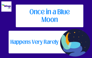 Once in a Blue Moon Idiom Meaning with Example | Leverage Edu Explore