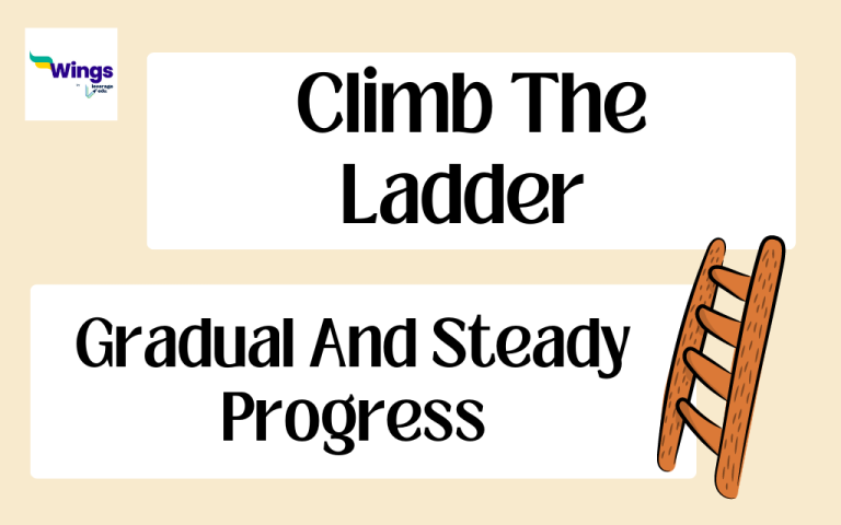 Climb the Ladder Idiom Meaning, Examples, Synonyms, and Quiz | Leverage Edu Explore