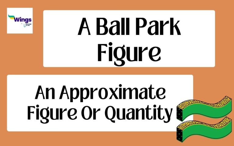 A Ball Park Figure Meaning, Synonyms, Examples - Leverage Edu Explore