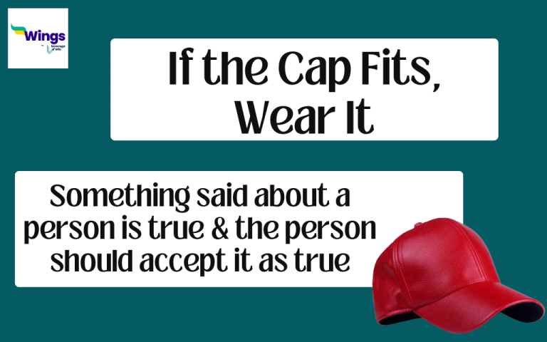 If the Cap Fits, Wear It Meaning, Examples and Synonyms | Leverage Edu ...