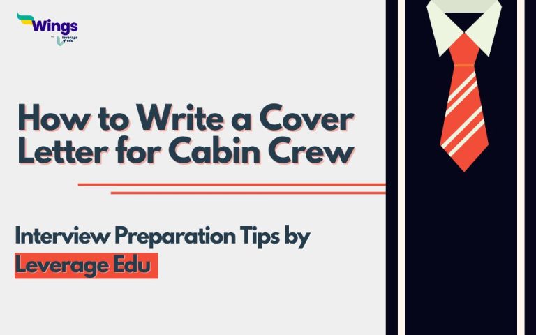 Cover Letter for Cabin Crew Position: Samples and Tips | Leverage Edu ...