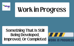 Work in Progress Idiom Meaning, Examples, Synonyms - Leverage Edu Explore