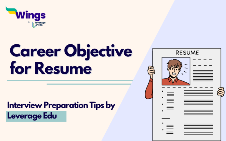 Career Objective for Resume: Best Examples & Writing Tips | Leverage ...