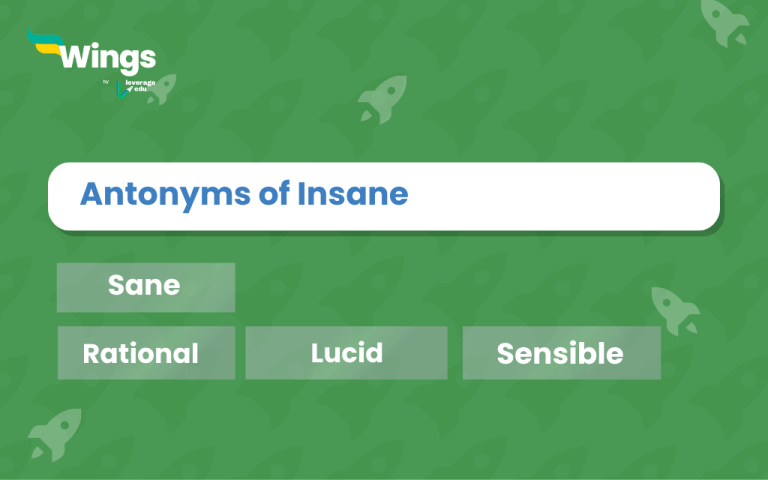 11+ Antonyms of Insane, Meaning and Examples - Leverage Edu Explore