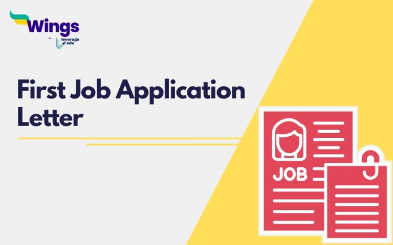 First Job Application Letter: Samples and Tips | Leverage Edu Explore