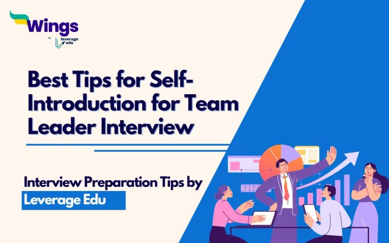 Tips & Sample for Self-Introduction for Team Leader Interview ...