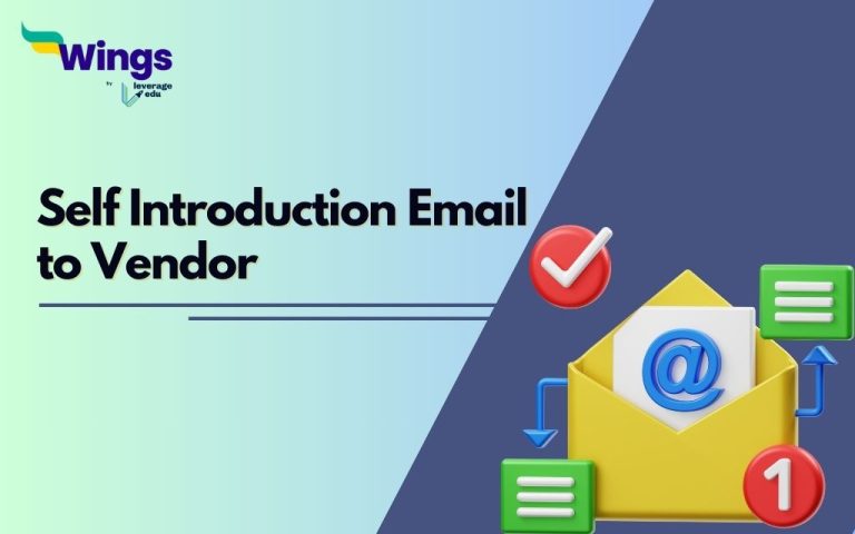 Self Introduction Email to Vendor - Leverage Edu Explore