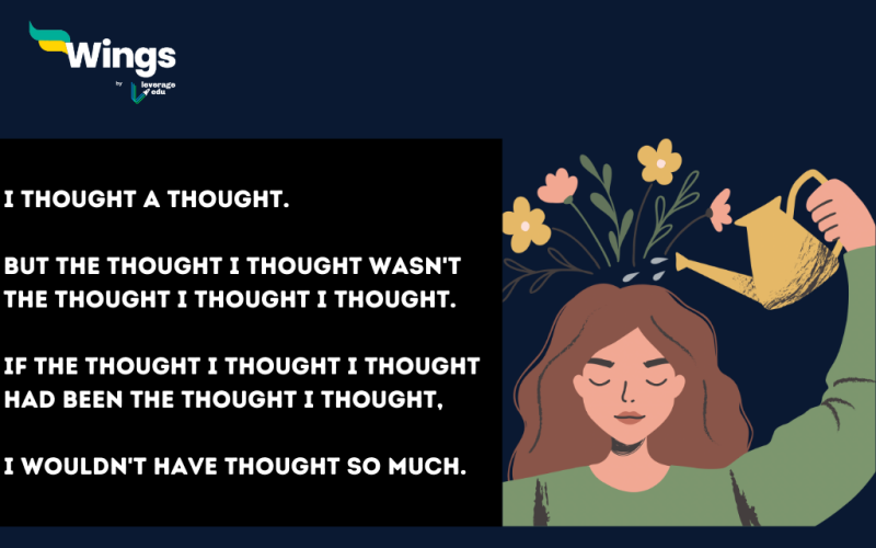 I Thought A Thought Tongue Twister: Author, Origin & Tips to Practise ...