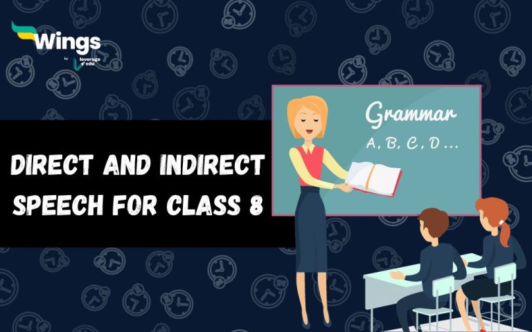 Direct and Indirect Speech Exercises For Class 8 [PDF Available ...