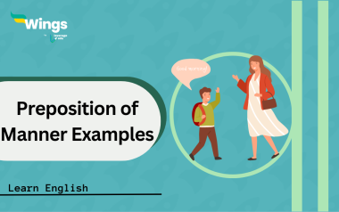 Preposition of Manner Examples with Practise Exercises (Download PDF ...