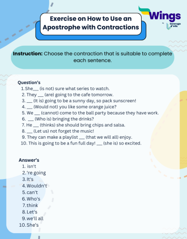 How to Use Apostrophe with Contractions? | Leverage Edu Explore