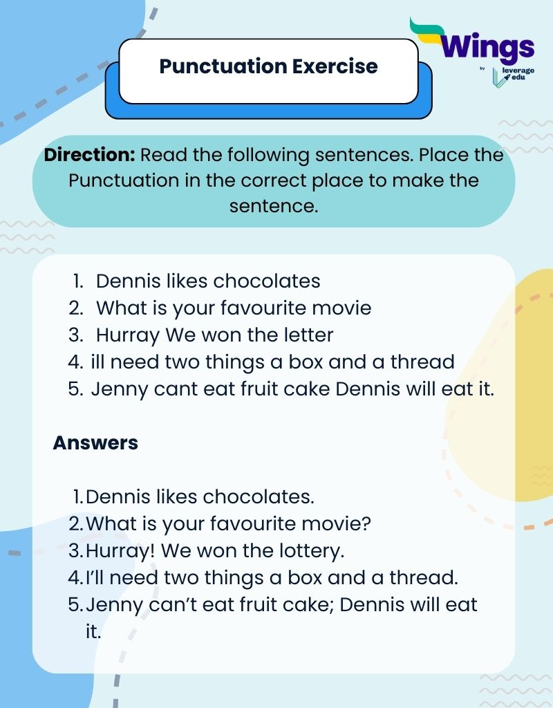 Punctuation For Class 5: Definition, Types with Examples | Leverage Edu ...