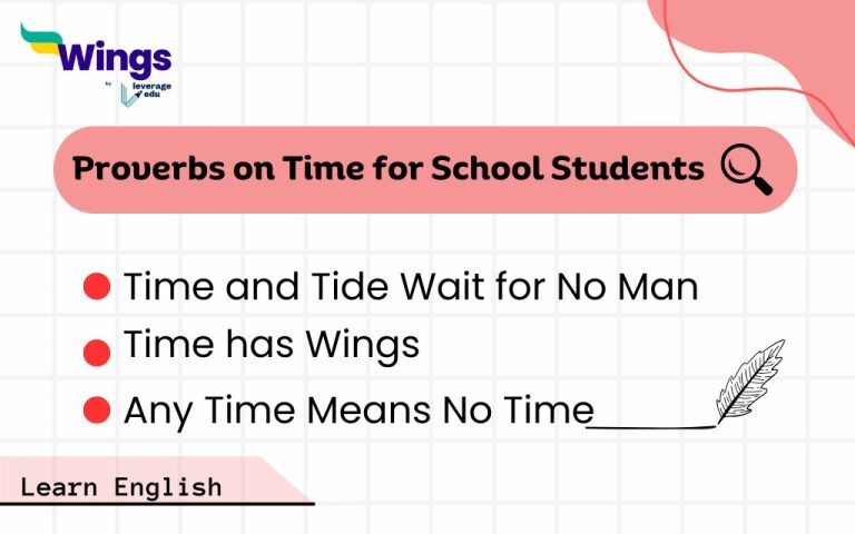 9+ Proverbs on Time for School Students You must know! - Leverage Edu ...