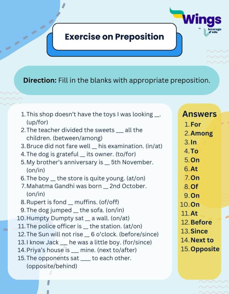 Preposition Over: Usage, Examples and Practise Exercises - Leverage Edu ...
