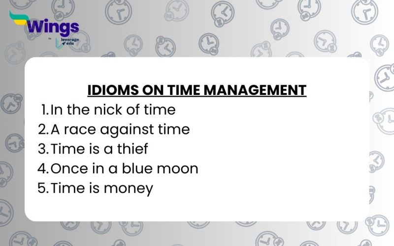 11+ Popular Idioms on Time Management to Value its Importance ...