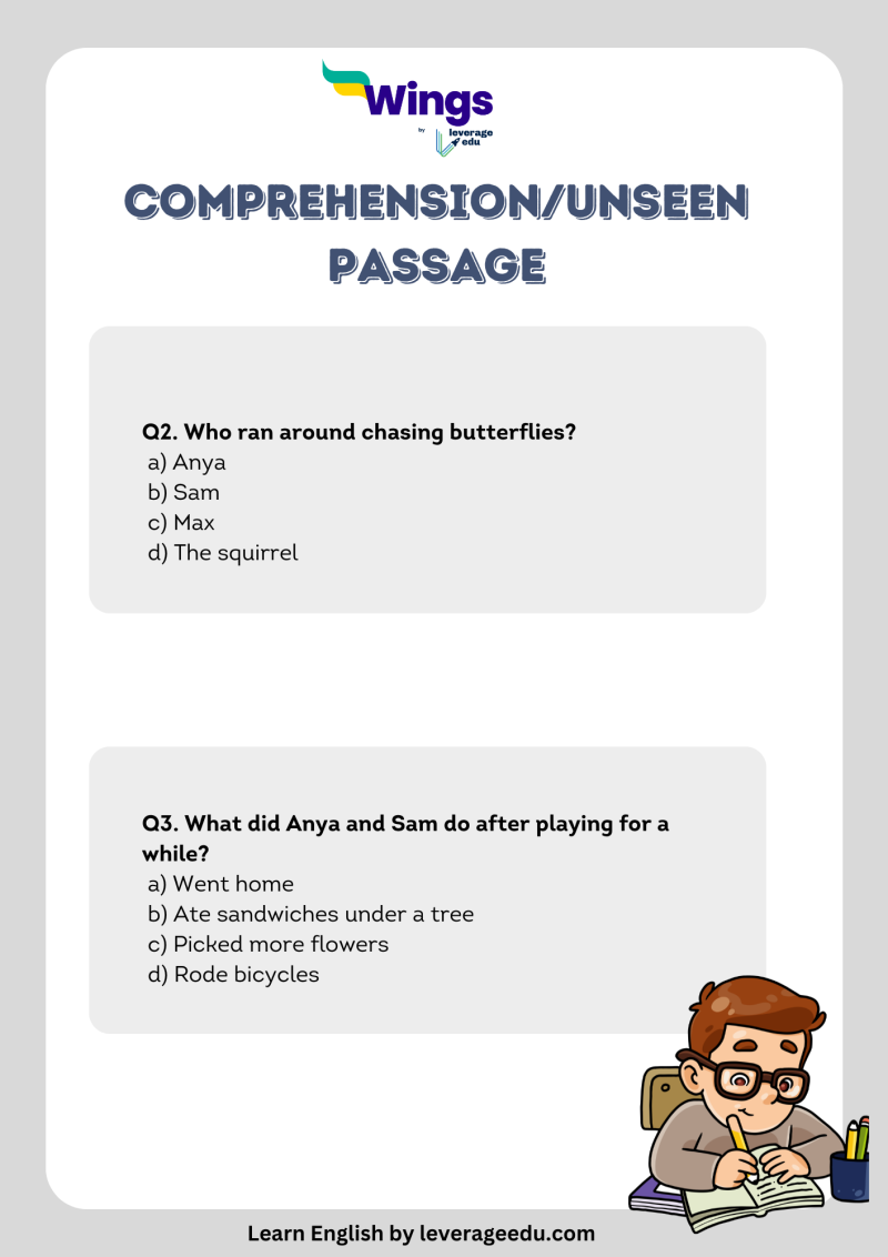 Unseen Passage for Class 3: CBSE Worksheet PDF - Leverage Edu Explore