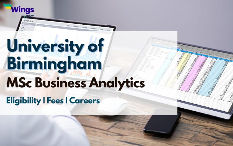 University of Birmingham MSc Business Analytics: Eligibility, Fees ...