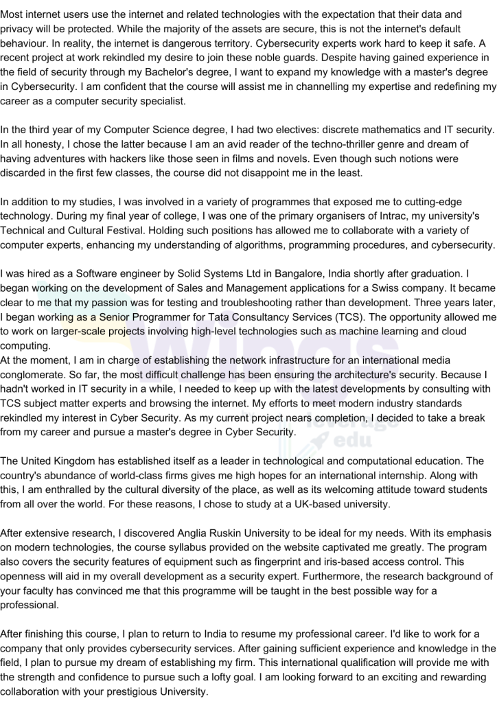 SOP for Cybersecurity: Samples, Importance, Guidelines - Leverage Edu Learn