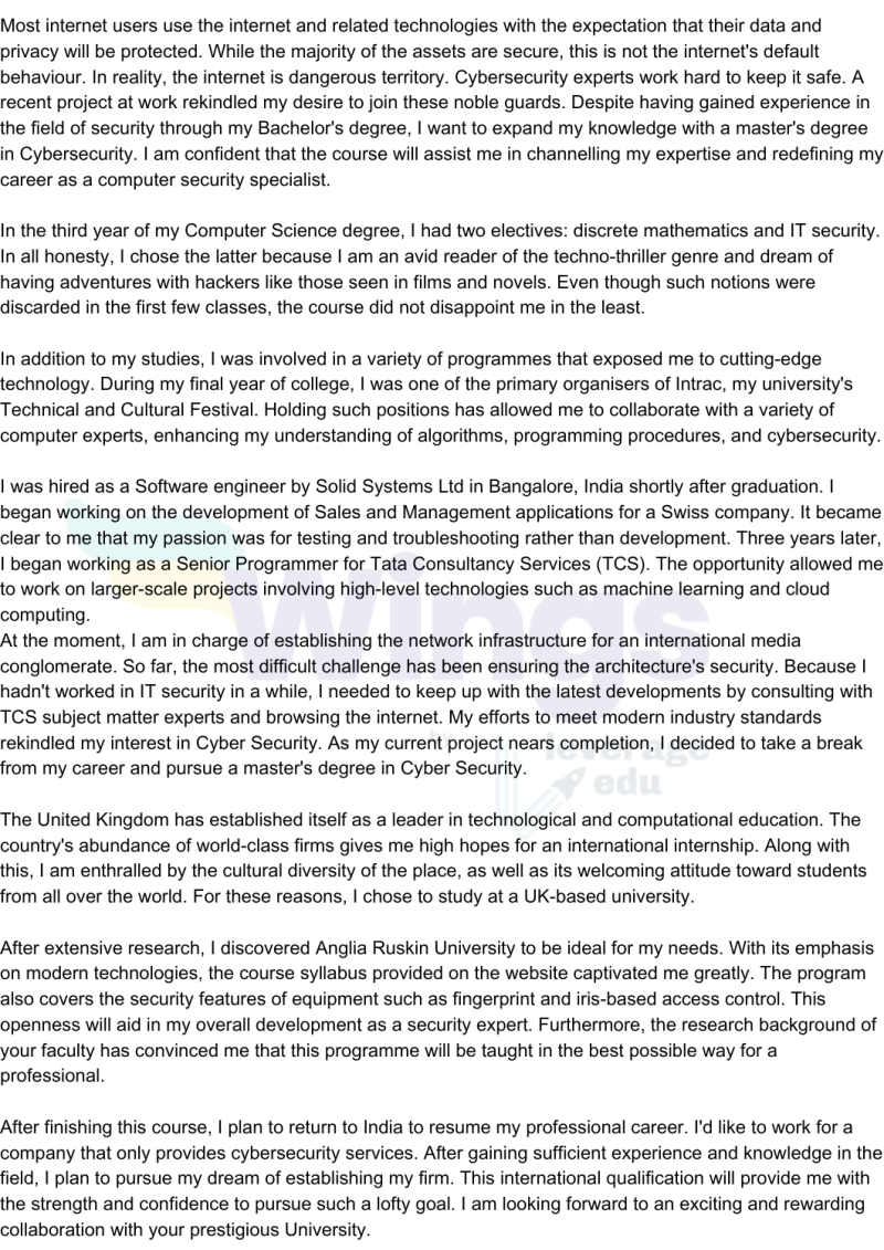 SOP for Cybersecurity: Samples, Importance, Guidelines - Leverage Edu Learn