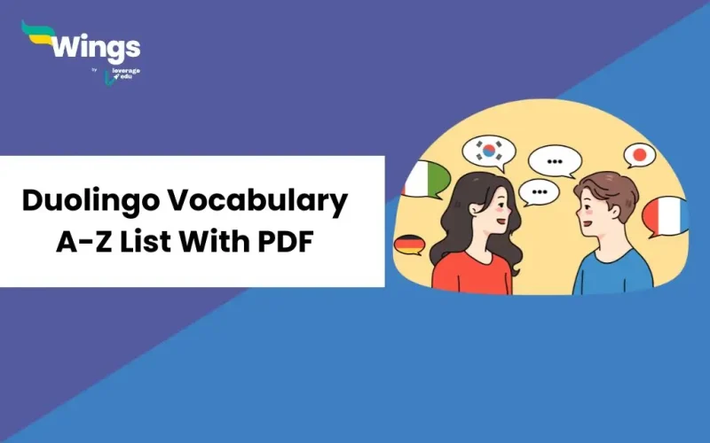 Duolingo Vocabulary A-Z List: PDF [Free Download] | Leverage Edu Learn