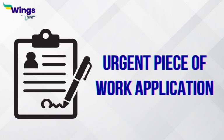 How to Write an Urgent Piece of Work Application: Format, Examples and ...