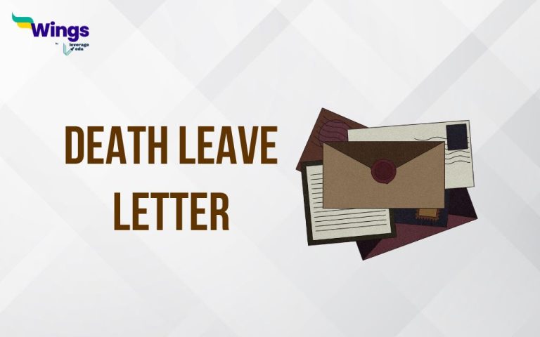 Death Leave Letter Application: Format and Samples | Leverage Edu Discover