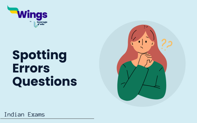 50+ Spotting Errors Questions For Practice I Verbal Ability - Leverage ...