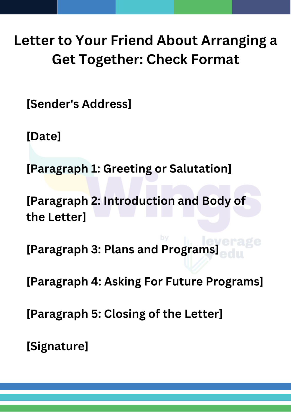Write a Letter to Your Friend About Arranging a Get Together: Check Format and Samples ...