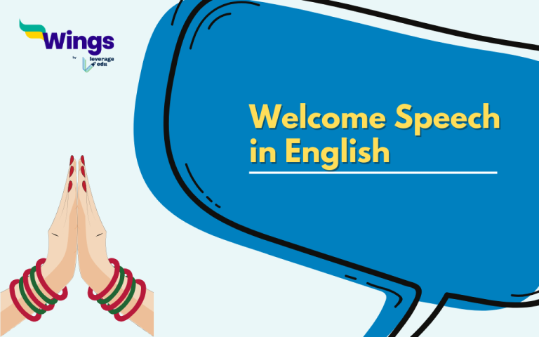 Welcome Speech in English for Learning and Growth of School Students