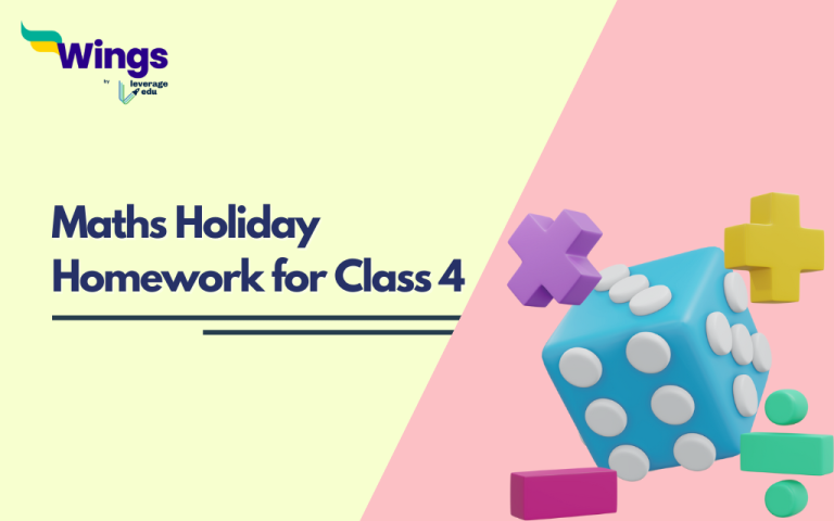 Maths Holiday Homework for Class 4: Check Worksheet Here! | Leverage ...