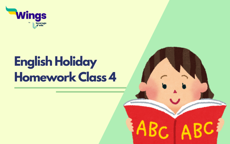English Holiday Homework Class 4: Worksheets and Ideas | Leverage Edu ...