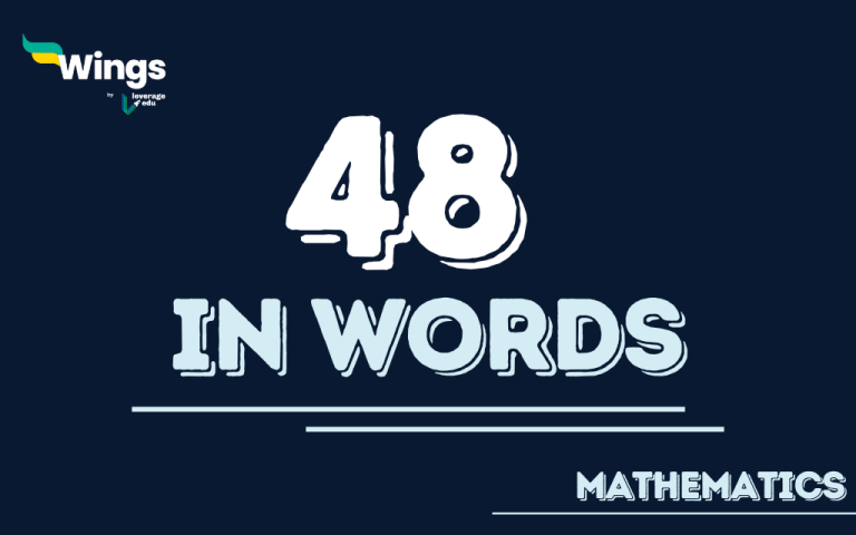 48 in Words: How to Spell 48 in English? | Leverage Edu Discover