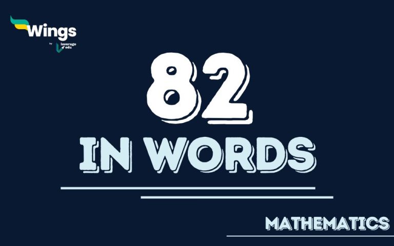 82 in words: How to Spell 82 in English and Solved Examples - Leverage ...
