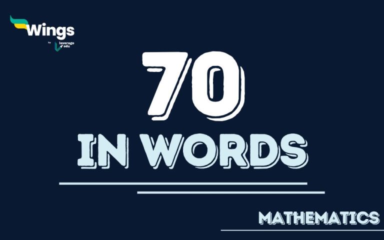70 In Words: How To Spell 70 in English? - Leverage Edu Discover