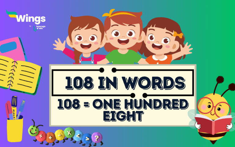 108 in Words: How to Spell 108 in English and Solved Examples ...