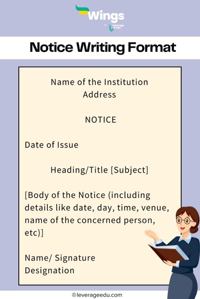 Notice Writing: Format, Examples, and Topics | Leverage Edu Discover