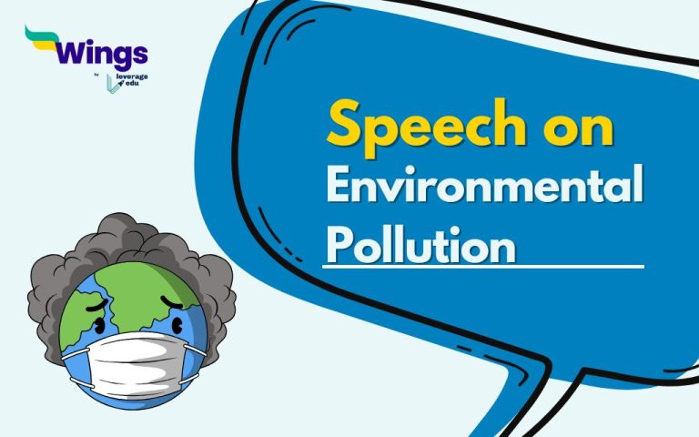 Speech About Environmental Pollution in English for Students | Leverage ...