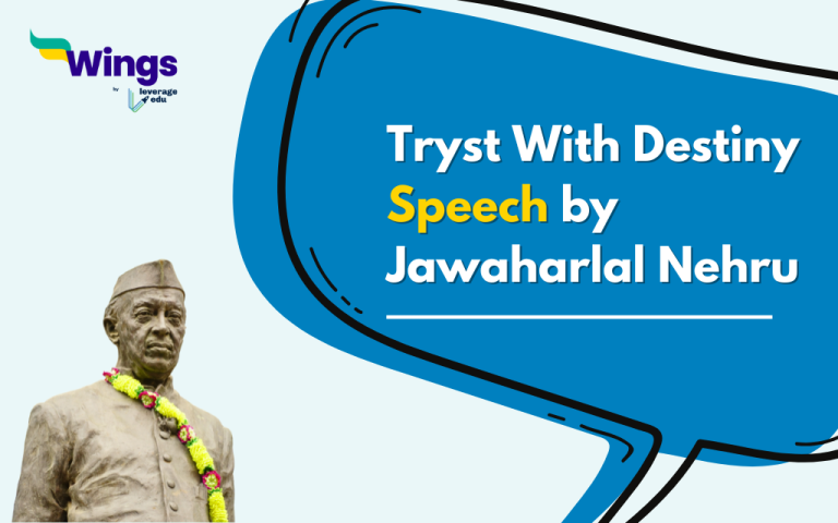 Tryst With Destiny Speech by Jawaharlal Nehru for Students [with PDF ...
